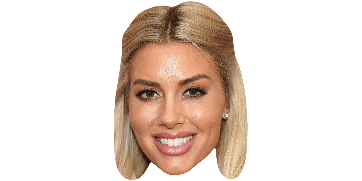 Heather Rae Young (Smile) Celebrity Mask - Celebrity Cutouts
