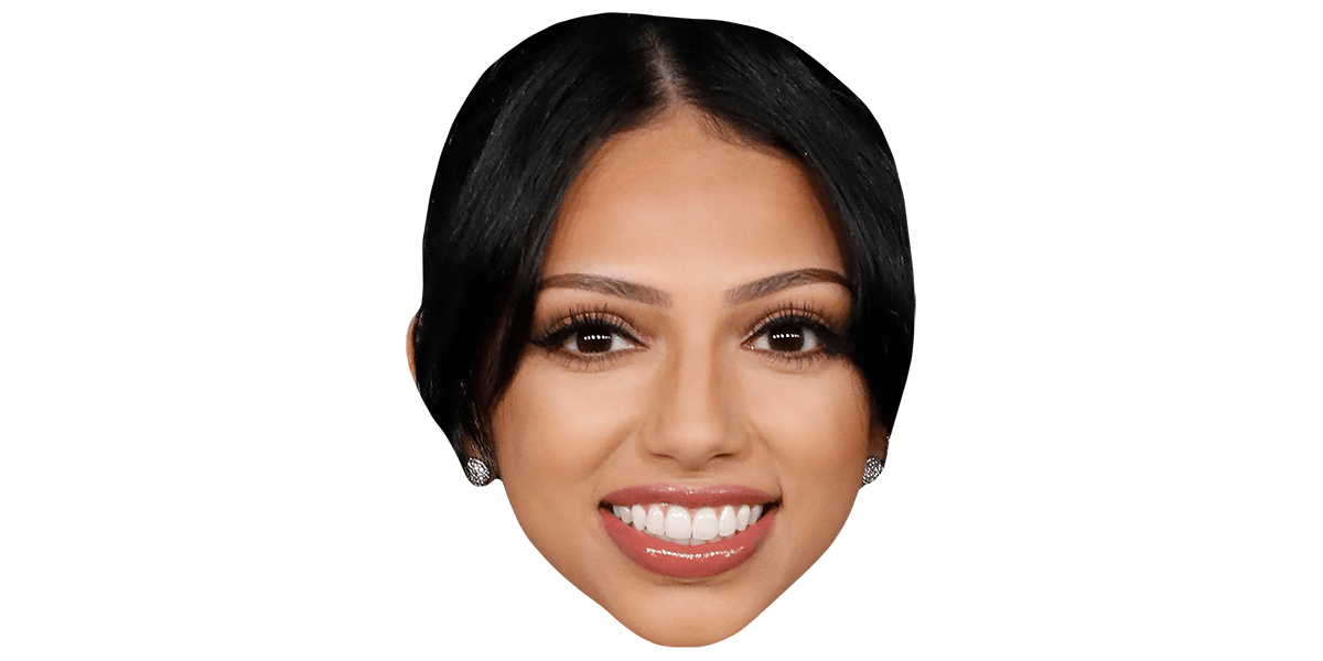 Saleka Shyamalan (Smile) Celebrity Mask - Celebrity Cutouts