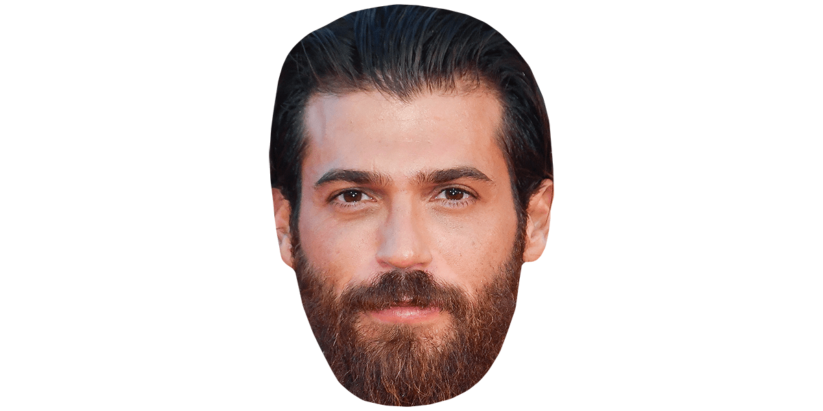 Can Yaman (Beard) Celebrity Mask - Celebrity Cutouts