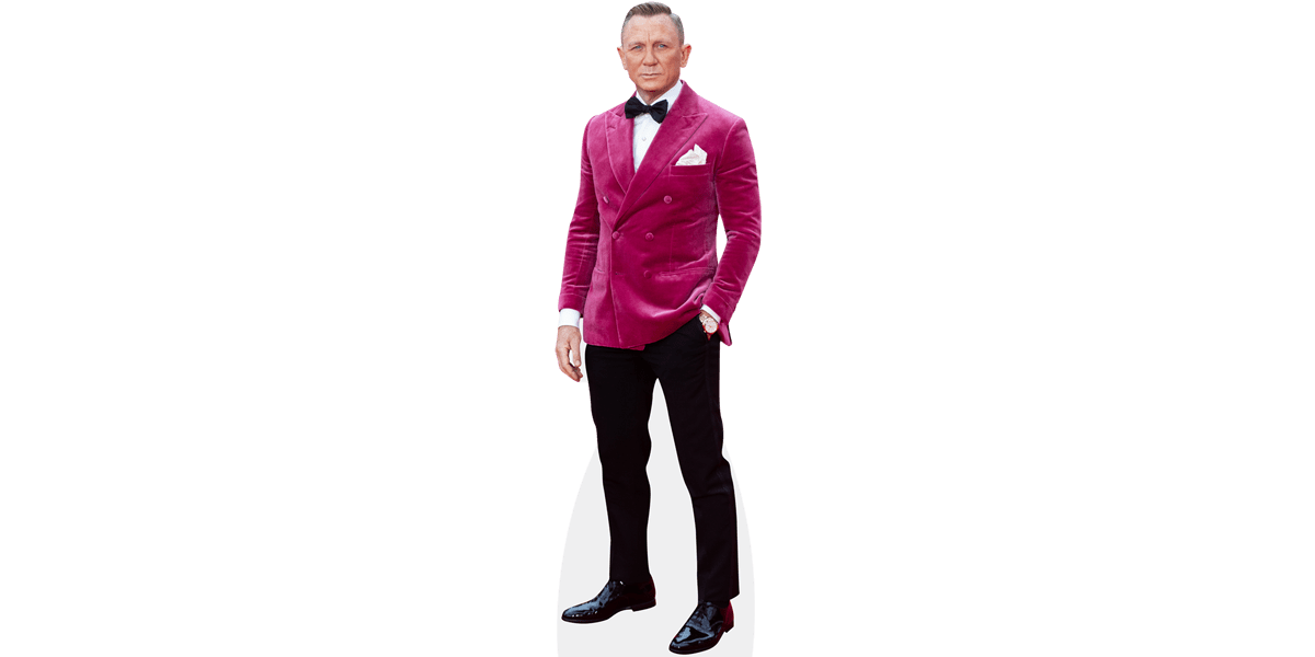 Daniel Craig (Pink Jacket) Cardboard Cutout - Celebrity Cutouts