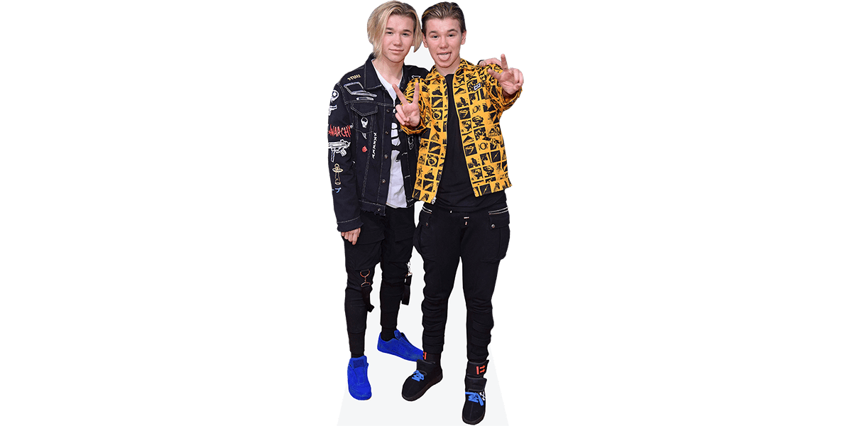 Marcus And Martinus Gunnarsen (Duo) Mini Celebrity Cutout - Celebrity ...