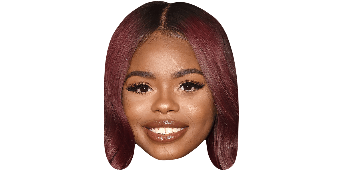 Seandrea Sledge (Smile) Celebrity Mask - Celebrity Cutouts