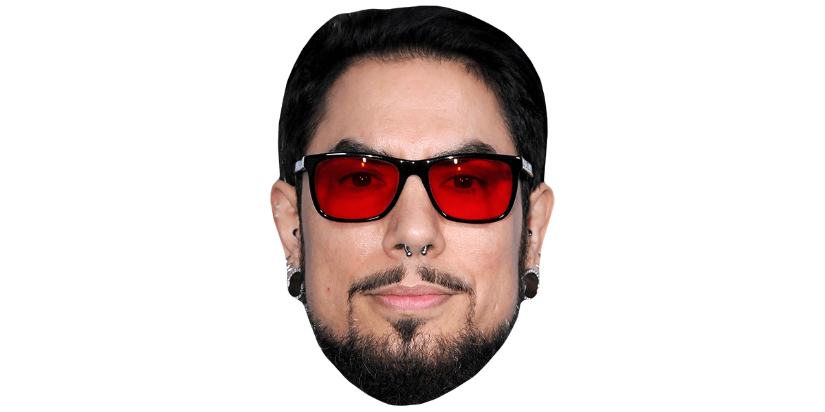 Dave Navarro (Beard) Celebrity Mask - Celebrity Cutouts