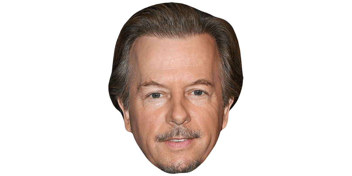 David Spade (Moustache) Celebrity Mask - Celebrity Cutouts