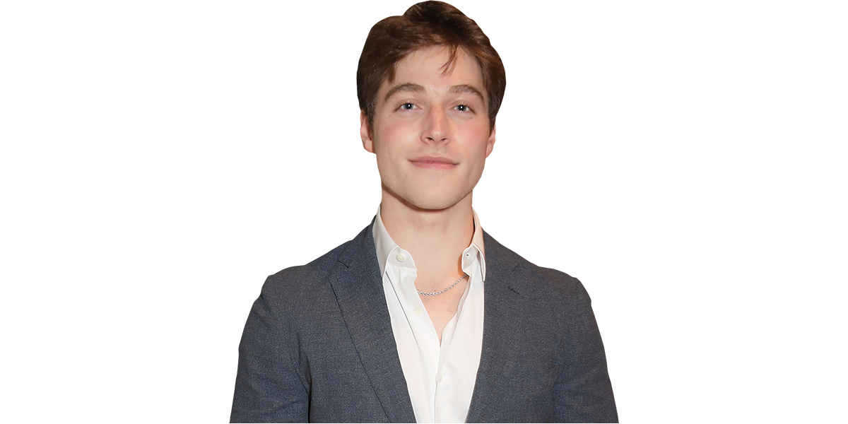 Froy Gutierrez (Grey Suit) Half Body Buddy Cutout - Celebrity Cutouts