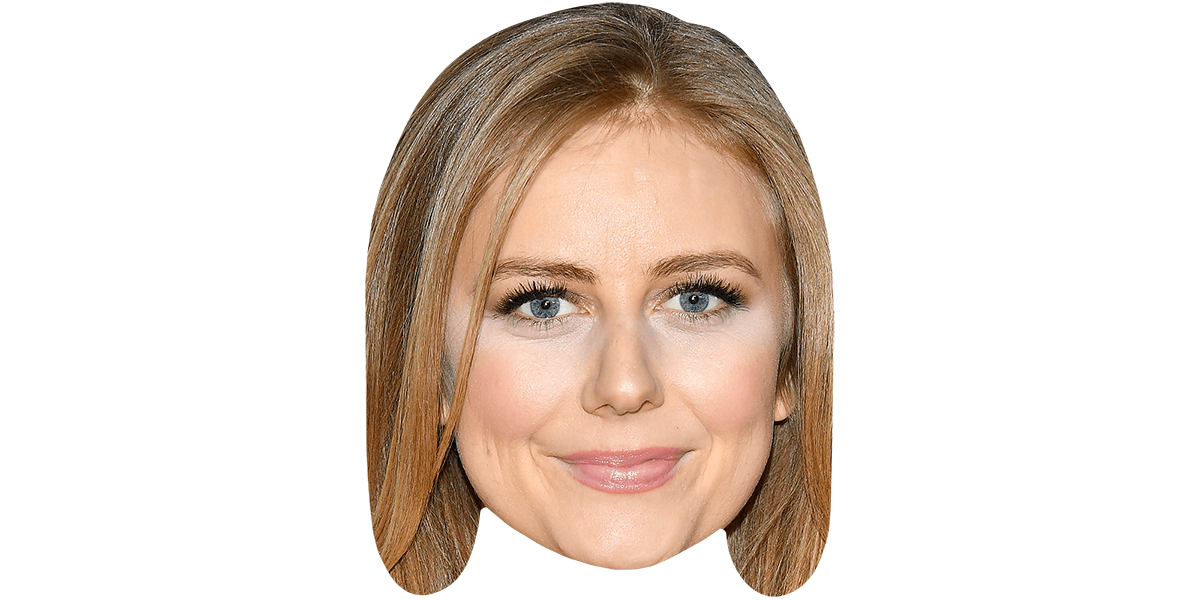 Justine Lupe (Smile) Celebrity Mask - Celebrity Cutouts