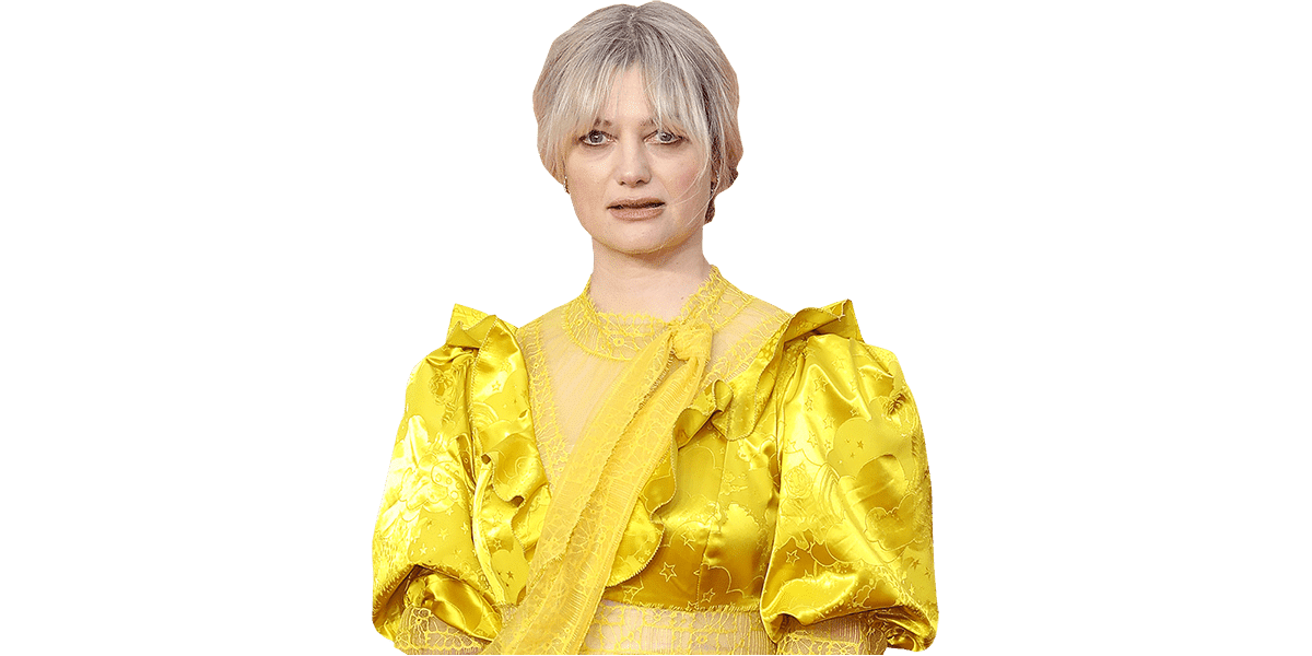 Alison Sudol (Yellow Dress) Half Body Buddy Cutout - Celebrity Cutouts