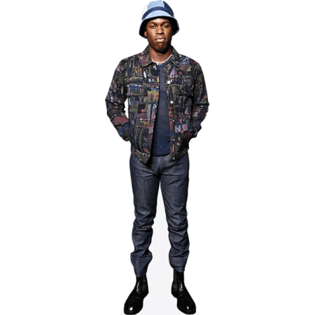 Daniel Caesar (Purple Suit) Half Body Buddy Cutout - Celebrity Cutouts