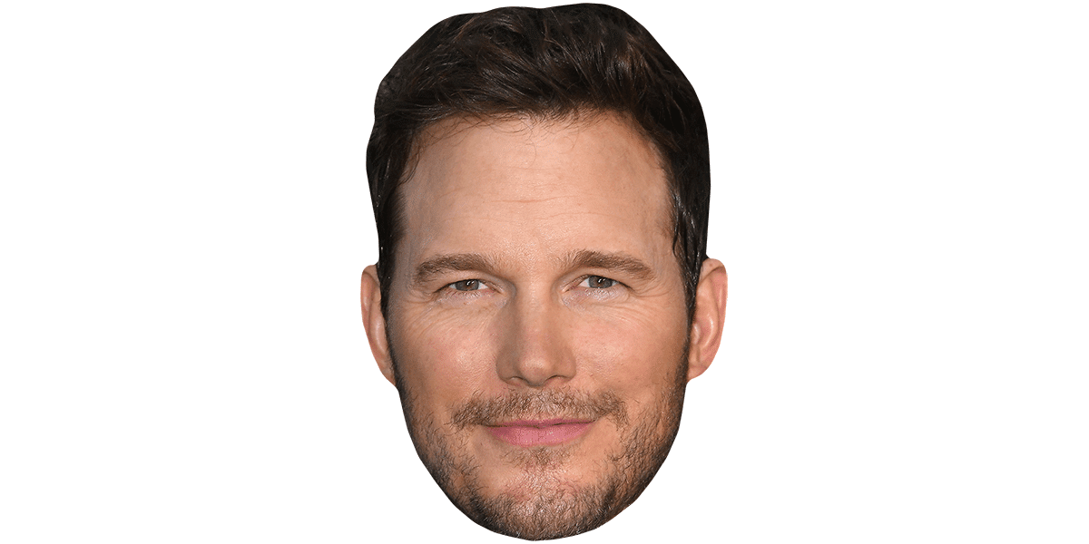 Chris Pratt (Stubble) Mask - Celebrity Cutouts Chris Pratt (Stubble) Mask - Celebrity Cutouts