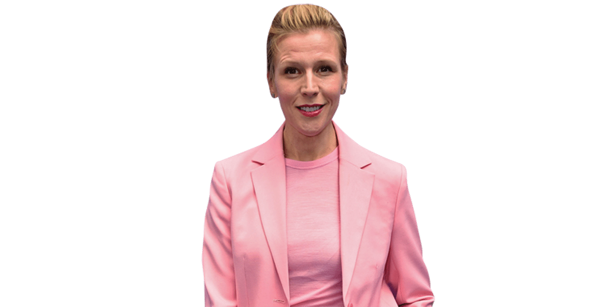 Franziska Weisz (Pink Suit) Half Body Buddy - Celebrity Cutouts