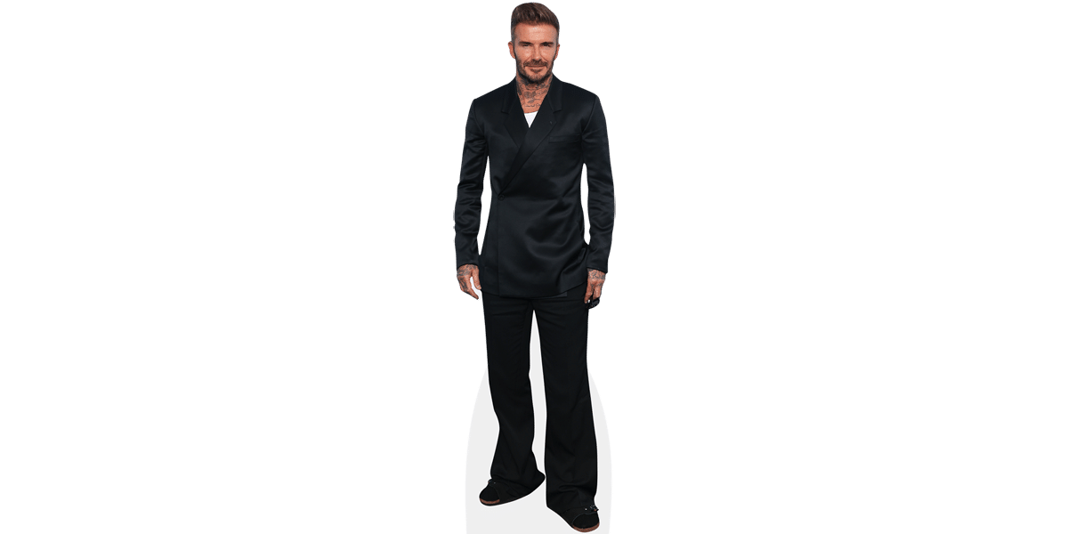 David Beckham (Tattoos) Cardboard Cutout - Celebrity Cutouts