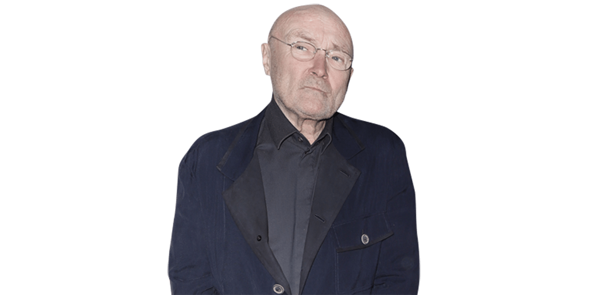 Phil Collins (Cane) Half Body Buddy - Celebrity Cutouts