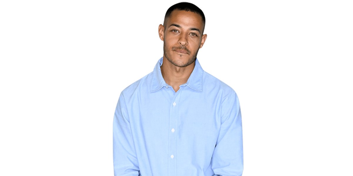 Daryl McCormack (Blue Shirt) Half Body Buddy - Celebrity Cutouts