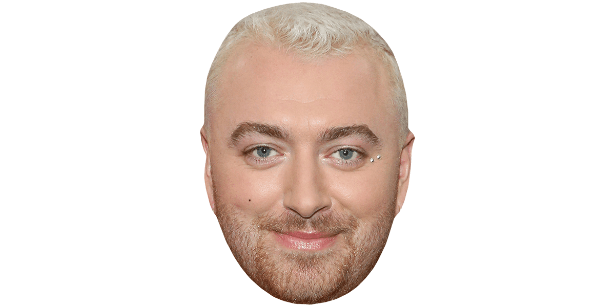 Sam Smith (Smile) Mask - Celebrity Cutouts