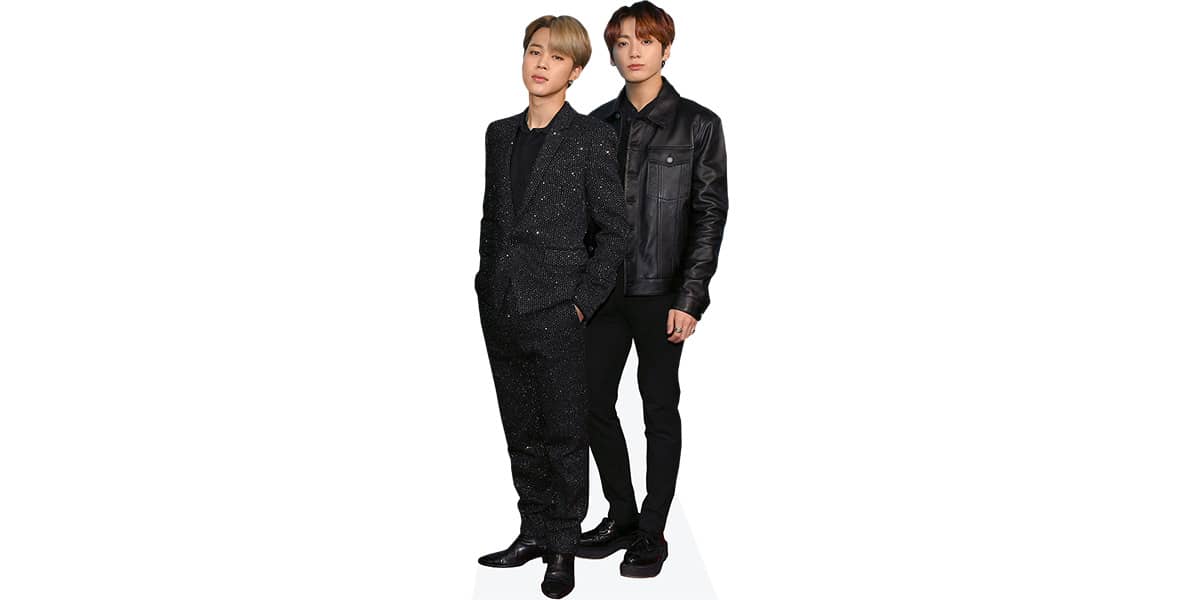Jimin And Jungkook (Duo 1) Mini Celebrity Cutout - Celebrity Cutouts Jimin And Jungkook (Duo 1) Mini Celebrity Cutout - Celebrity Cutouts