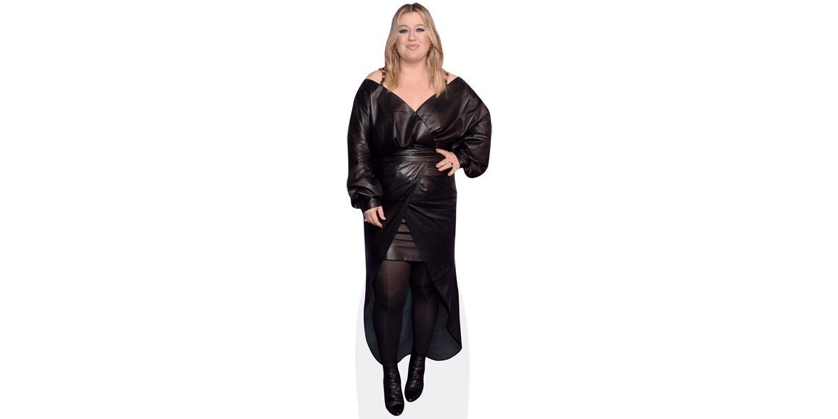 Kelly Clarkson (Black Dress) Cardboard Cutout - Celebrity Cutouts