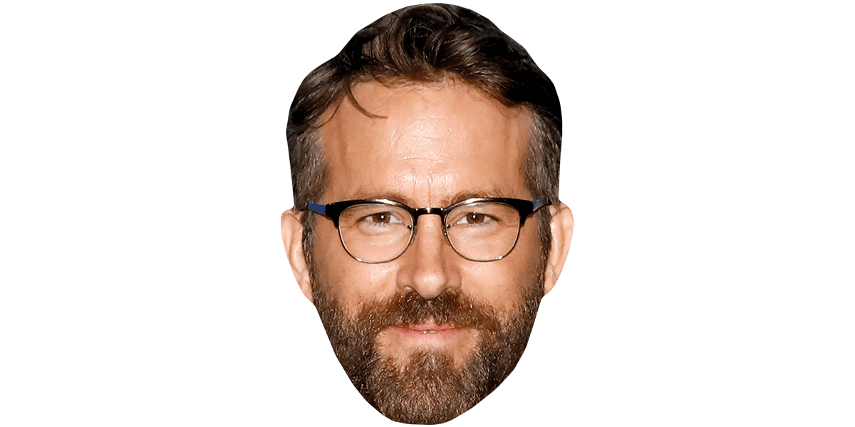 Ryan Reynolds (Glasses) Big Head - Celebrity Cutouts Ryan Reynolds (Glasses) Big Head - Celebrity Cutouts