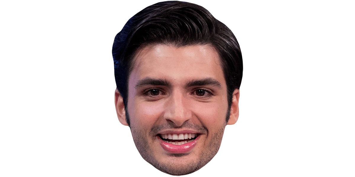 Carlos Sainz Jr (Beard) Mask - Celebrity Cutouts