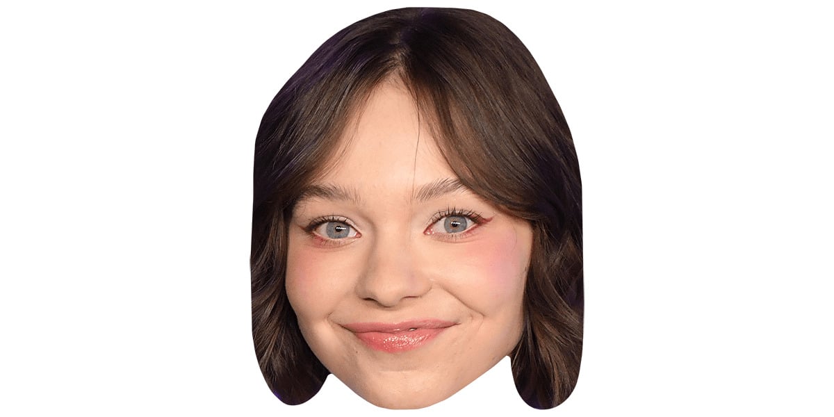 Emma Myers (Smile) Mask - Celebrity Cutouts
