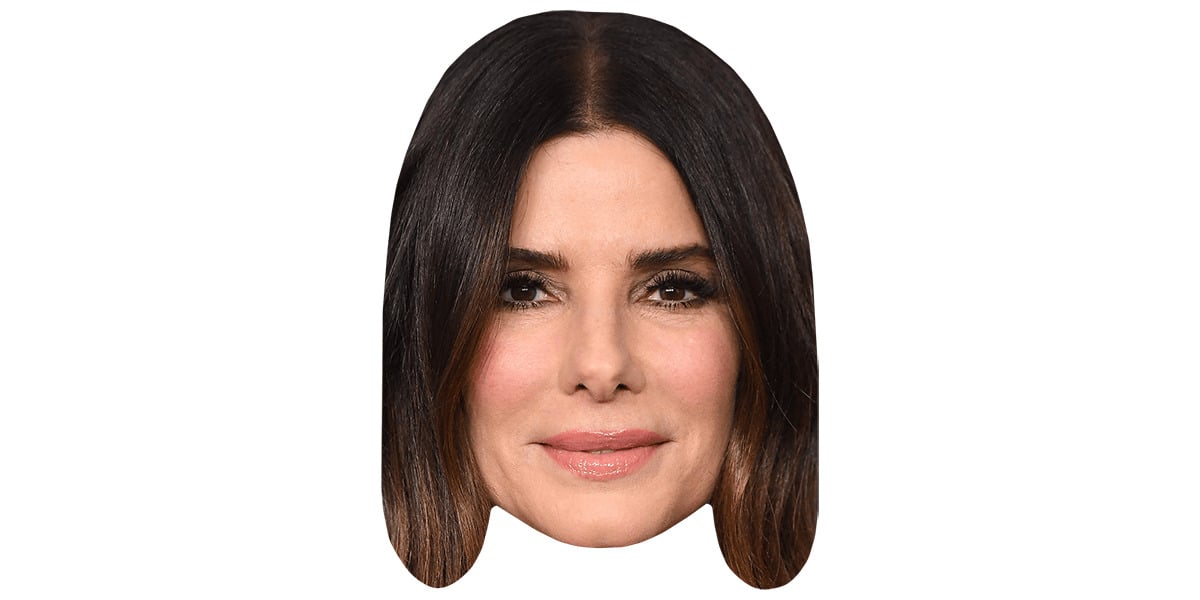 Sandra Bullock (Smile) Mask - Celebrity Cutouts