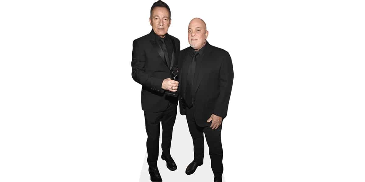 Bruce Springsteen And Billy Joel (Duo 1) Mini Celebrity Cutout ...