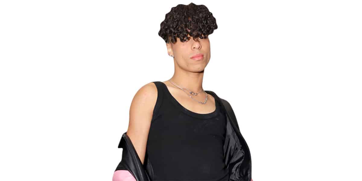 Larri Merritt (Black Outfit) Half Body Buddy - Celebrity Cutouts