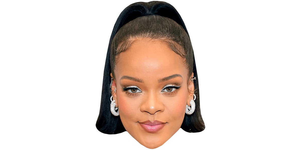 Rihanna (Make Up) Mask - Celebrity Cutouts