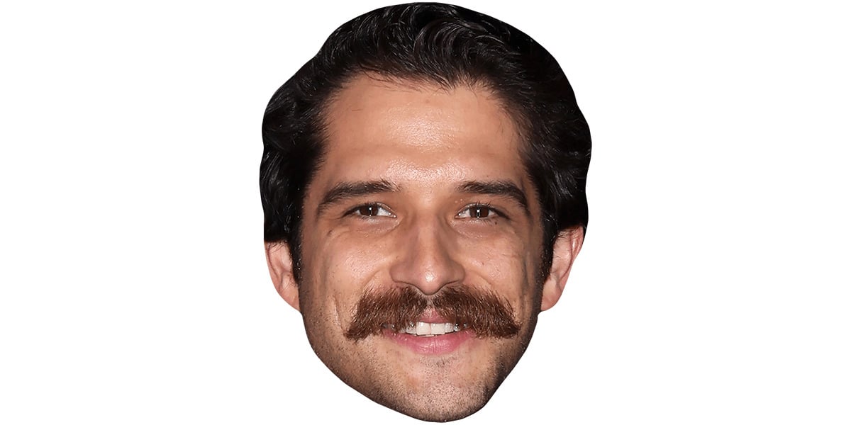 Tyler Posey (Moustache) Big Head - Celebrity Cutouts