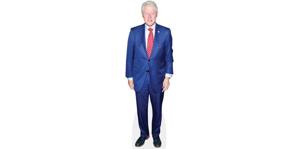 Bill Clinton (Blue Suit) Cardboard Cutout - Celebrity Cutouts