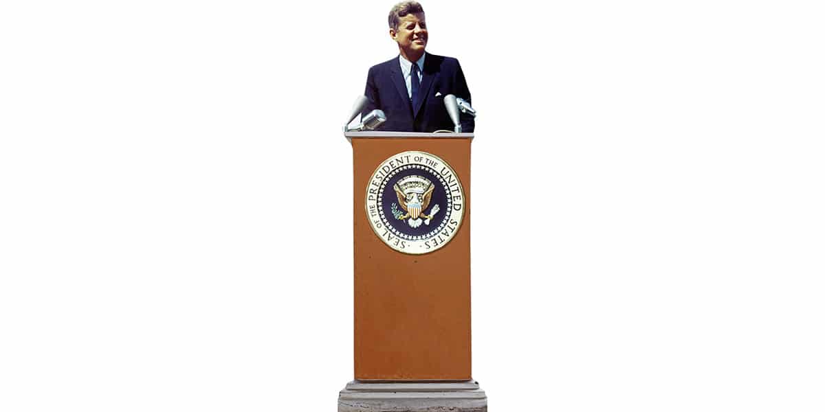 JFK (Colour) Cardboard Cutout - Celebrity Cutouts