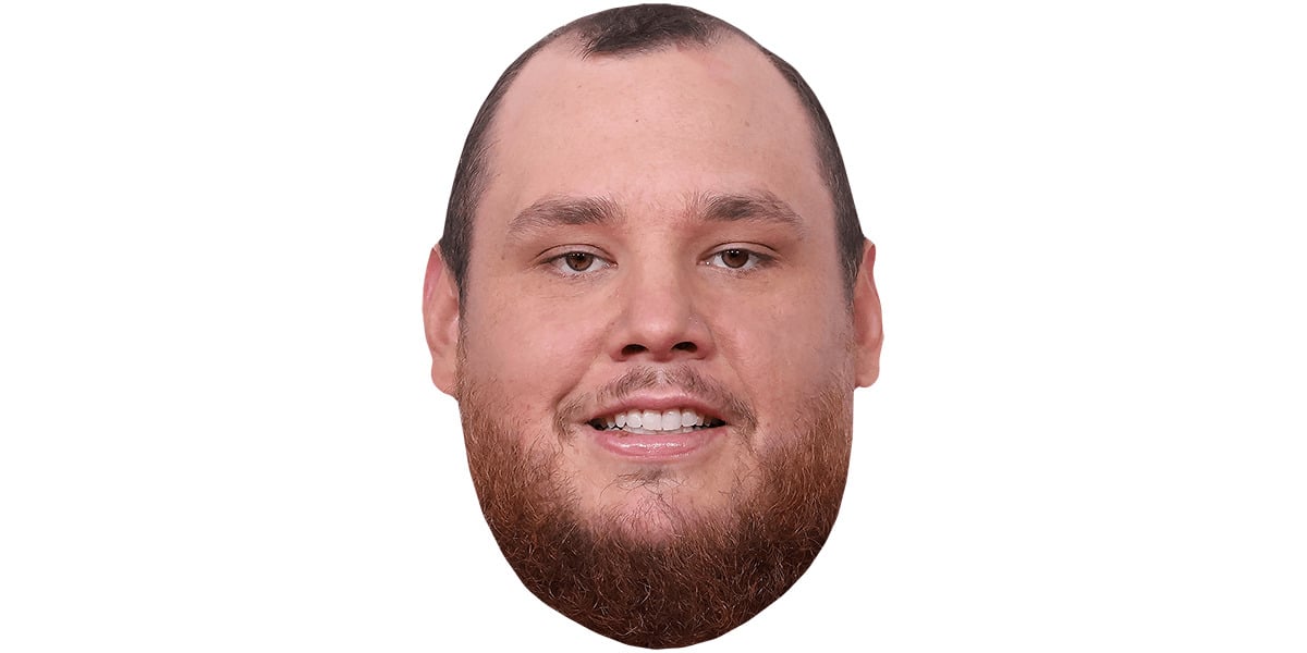 Luke Albert Combs (Beard) Mask - Celebrity Cutouts