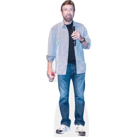 Chuck Norris Celebrity Mask - Celebrity Cutouts