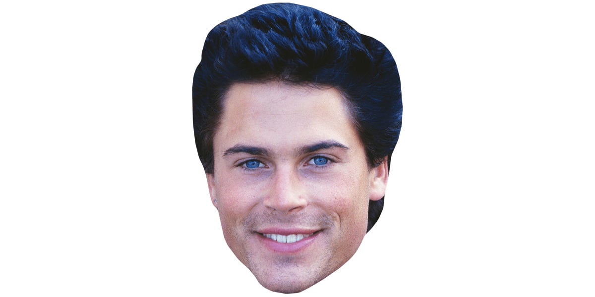 Rob Lowe (Young) Mask - Celebrity Cutouts
