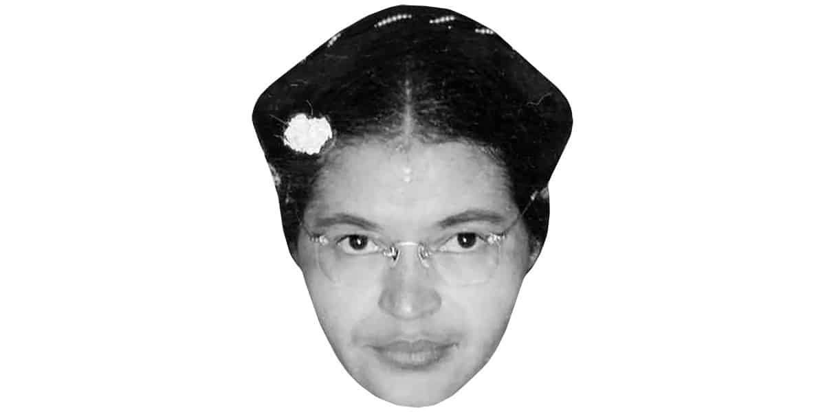 Rosa Parks (Young) Mask - Celebrity Cutouts