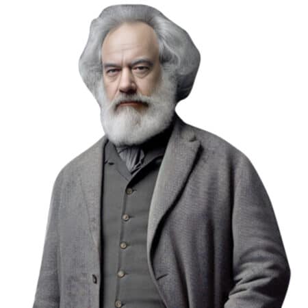 Karl Marx (Coat) Half Body Buddy - Celebrity Cutouts