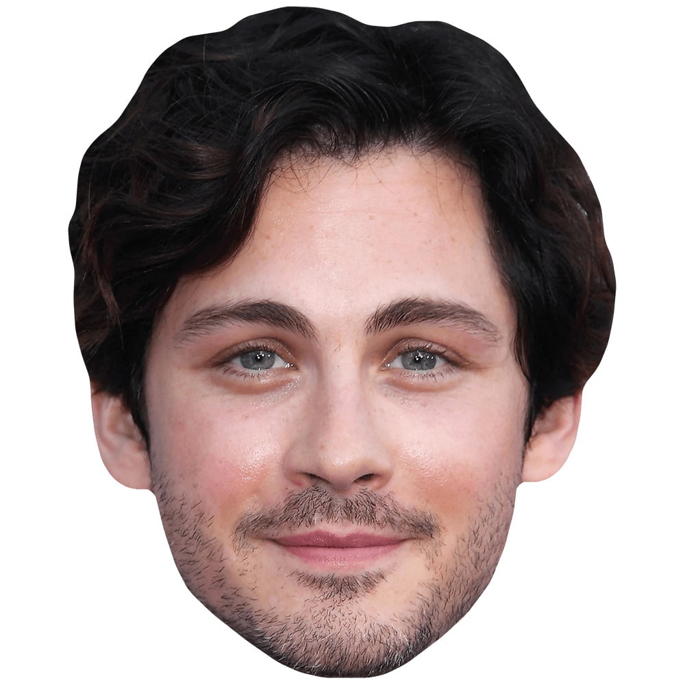 Logan Lerman (Beard) Mask - Celebrity Cutouts