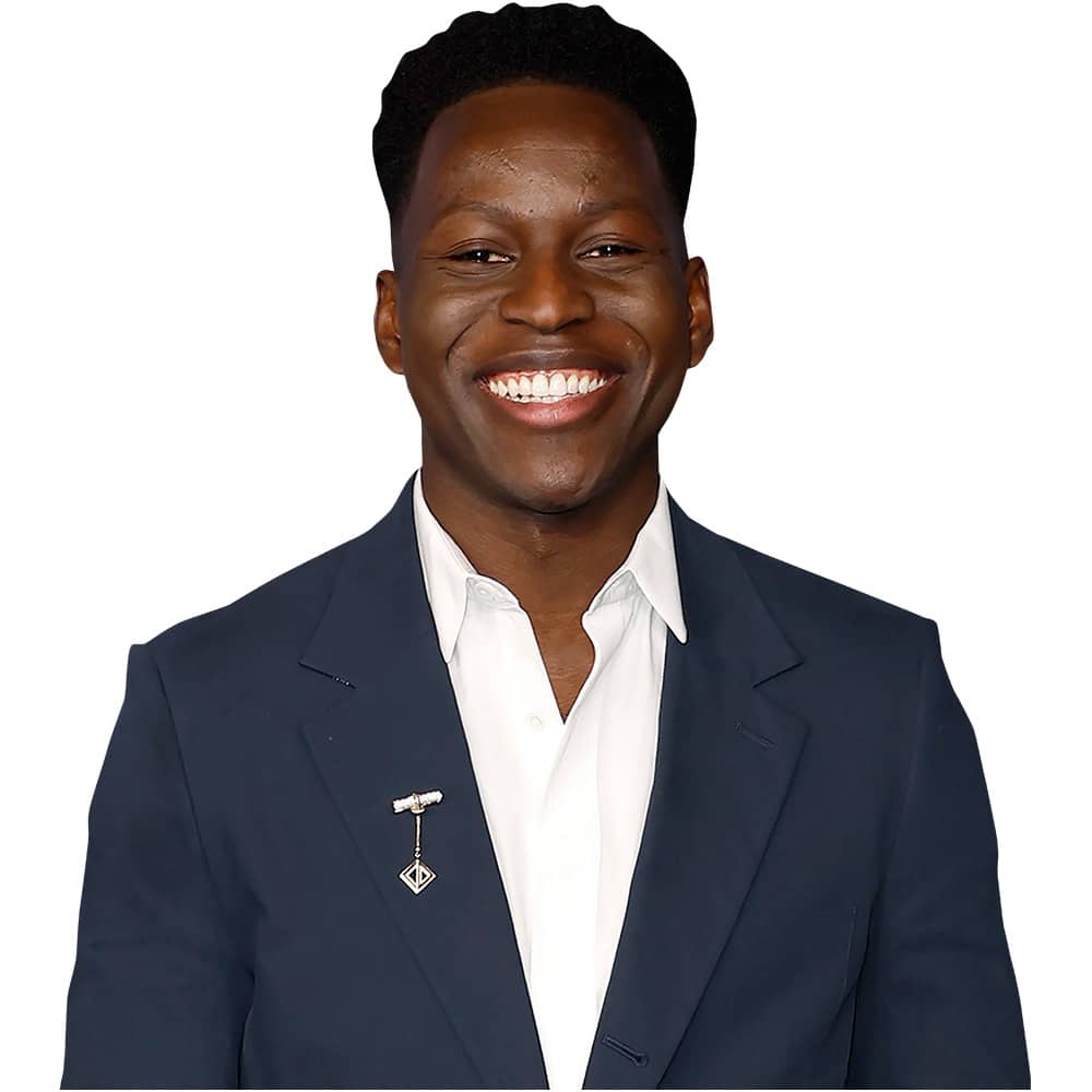 Toheeb Jimoh (Blue Suit) Half Body Buddy - Celebrity Cutouts