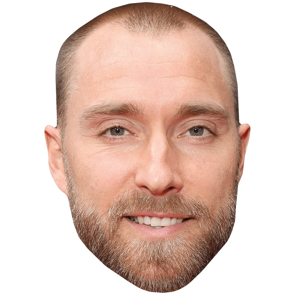 Christian Eriksen (Beard) Mask - Celebrity Cutouts