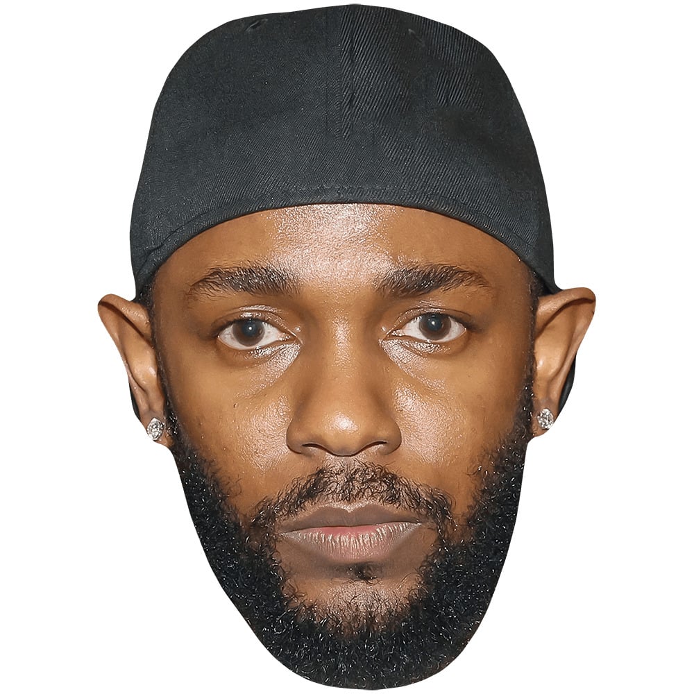 Kendrick Lamar (Hat) Mask - Celebrity Cutouts