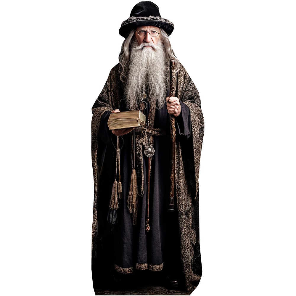 Merlin (Hat) Cardboard Cutout - Celebrity Cutouts