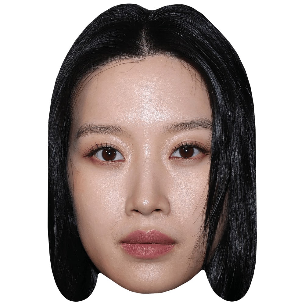 Moon Ga-Young (Black Hair) Mask - Celebrity Cutouts