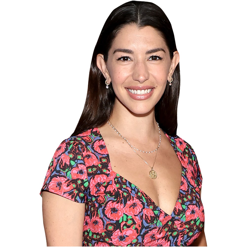 Jamie Gray Hyder (Floral) Half Body Buddy - Celebrity Cutouts