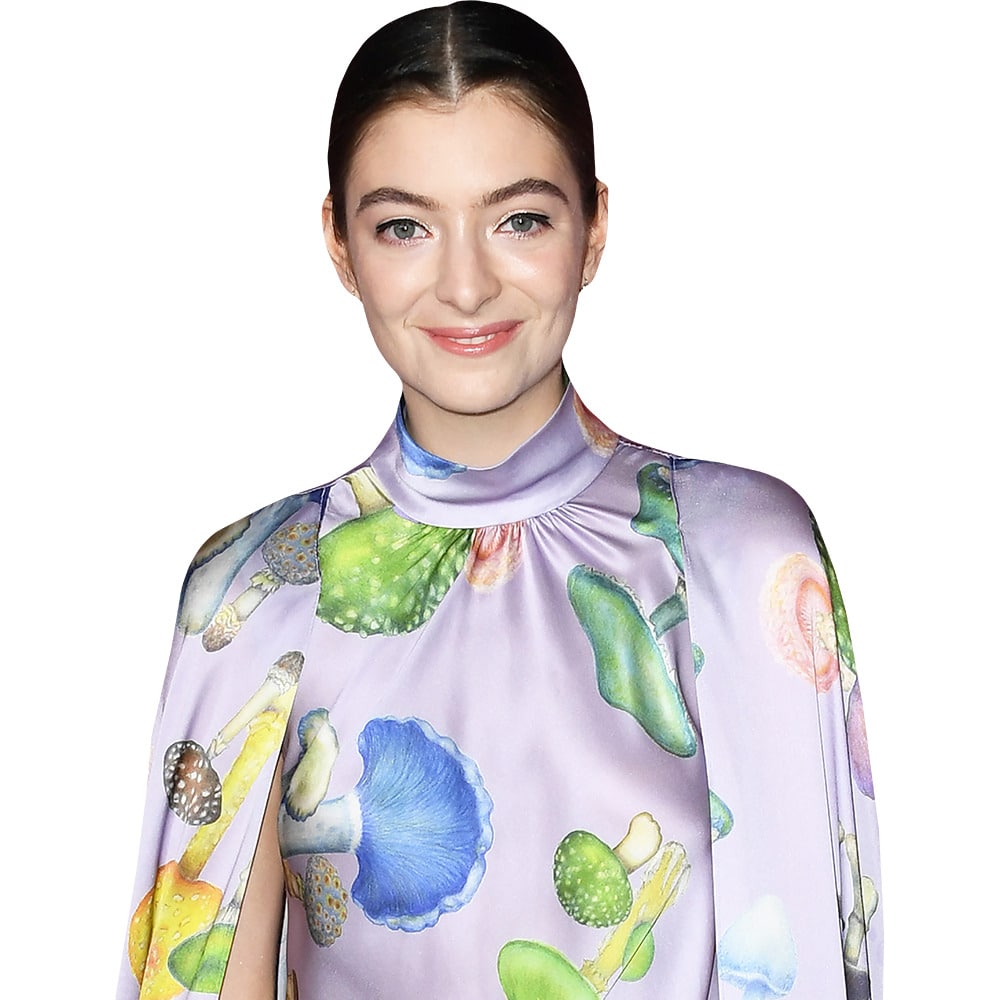 Lorde (Long Dress) Half Body Buddy - Celebrity Cutouts