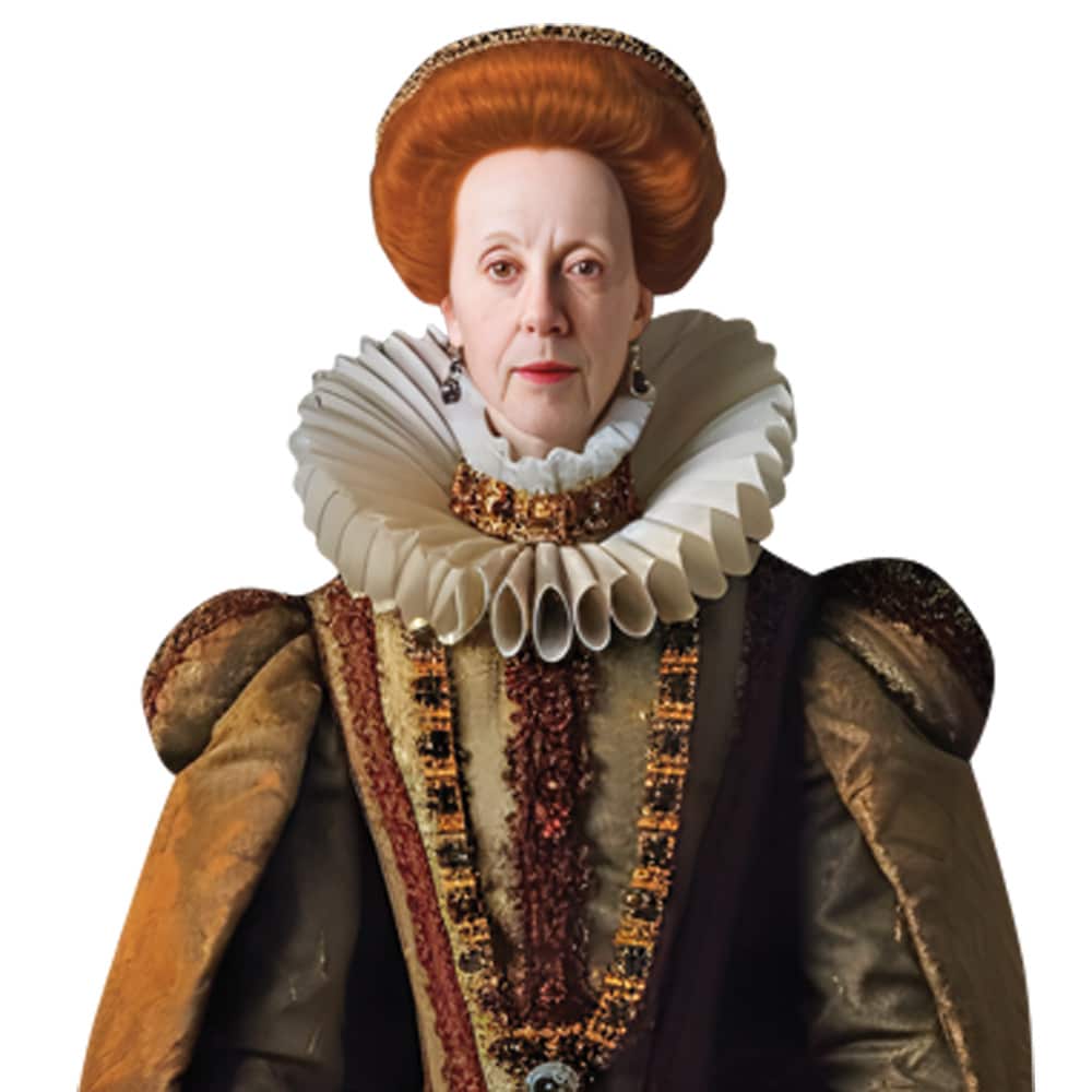 Queen Elizabeth I (Dress) Half Body Buddy - Celebrity Cutouts