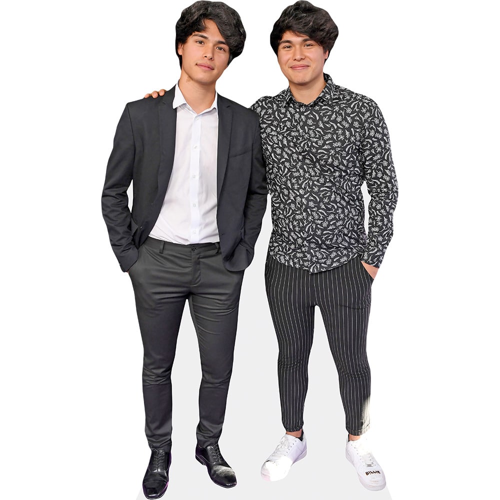 Alan And Alex Stokes (Duo 2) Mini Celebrity Cutout - Celebrity Cutouts
