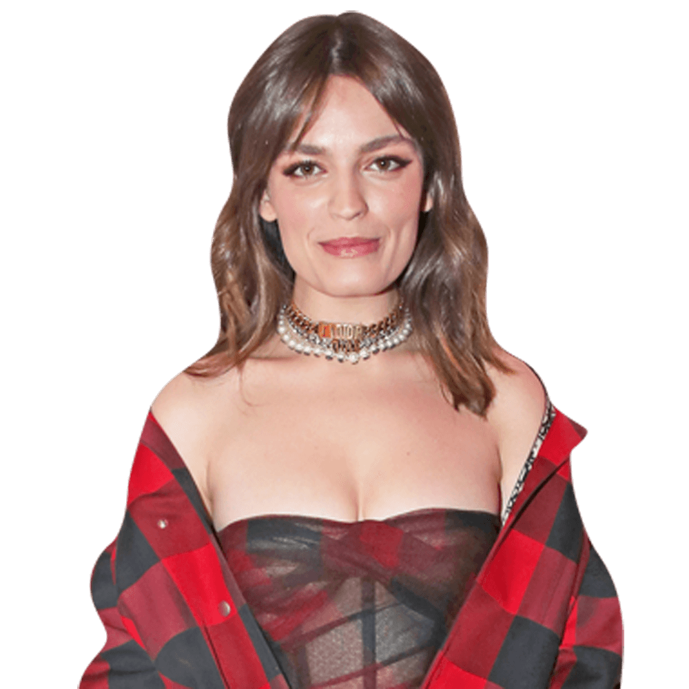 Emma Mackey (Tartan) Half Body Buddy - Celebrity Cutouts
