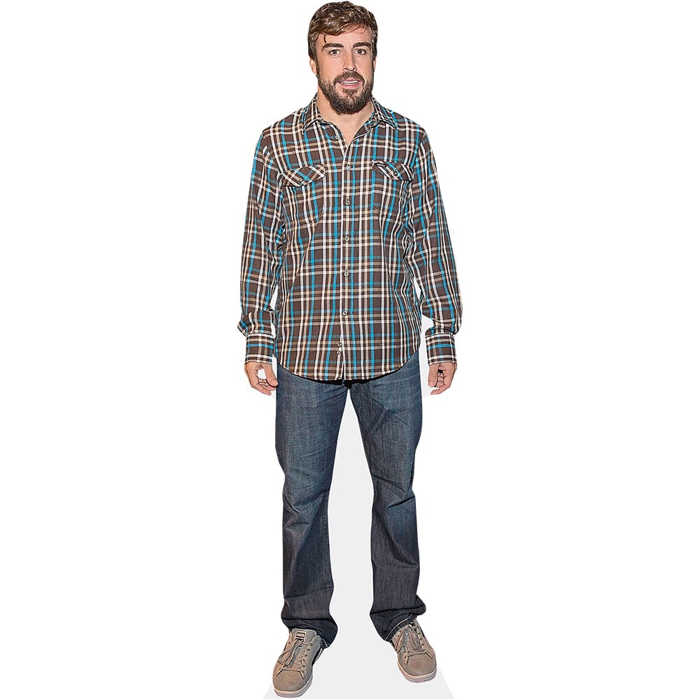 Fernando Alonso (Shirt) Cardboard Cutout - Celebrity Cutouts