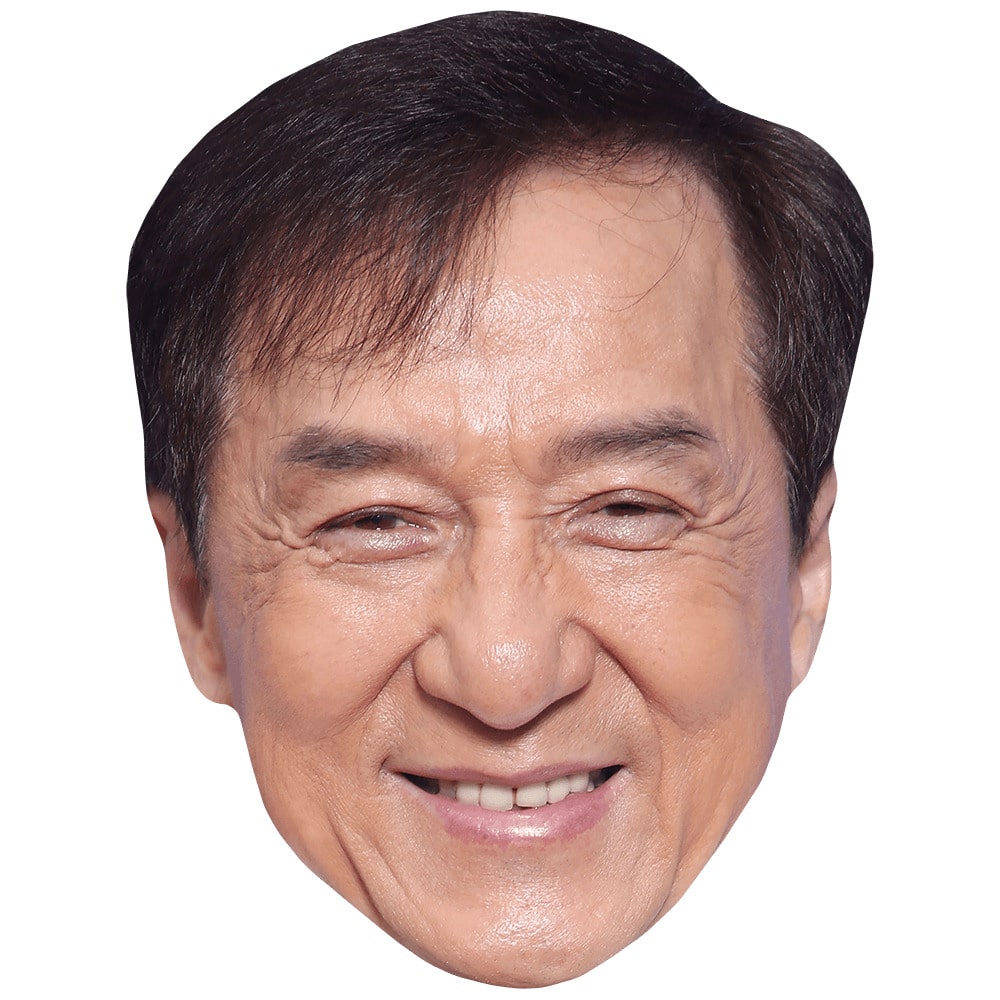 Jackie Chan (Brown Hair) Mask - Celebrity Cutouts