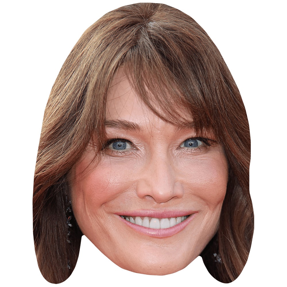 Carla Bruni (Smile) Big Head - Celebrity Cutouts