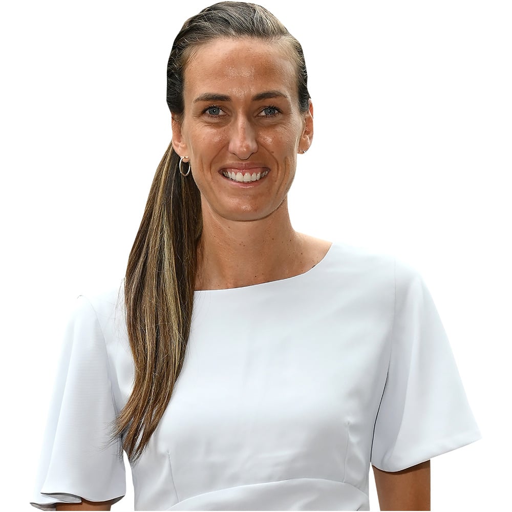 Jill Louise Scott (White Dress) Half Body Buddy - Celebrity Cutouts